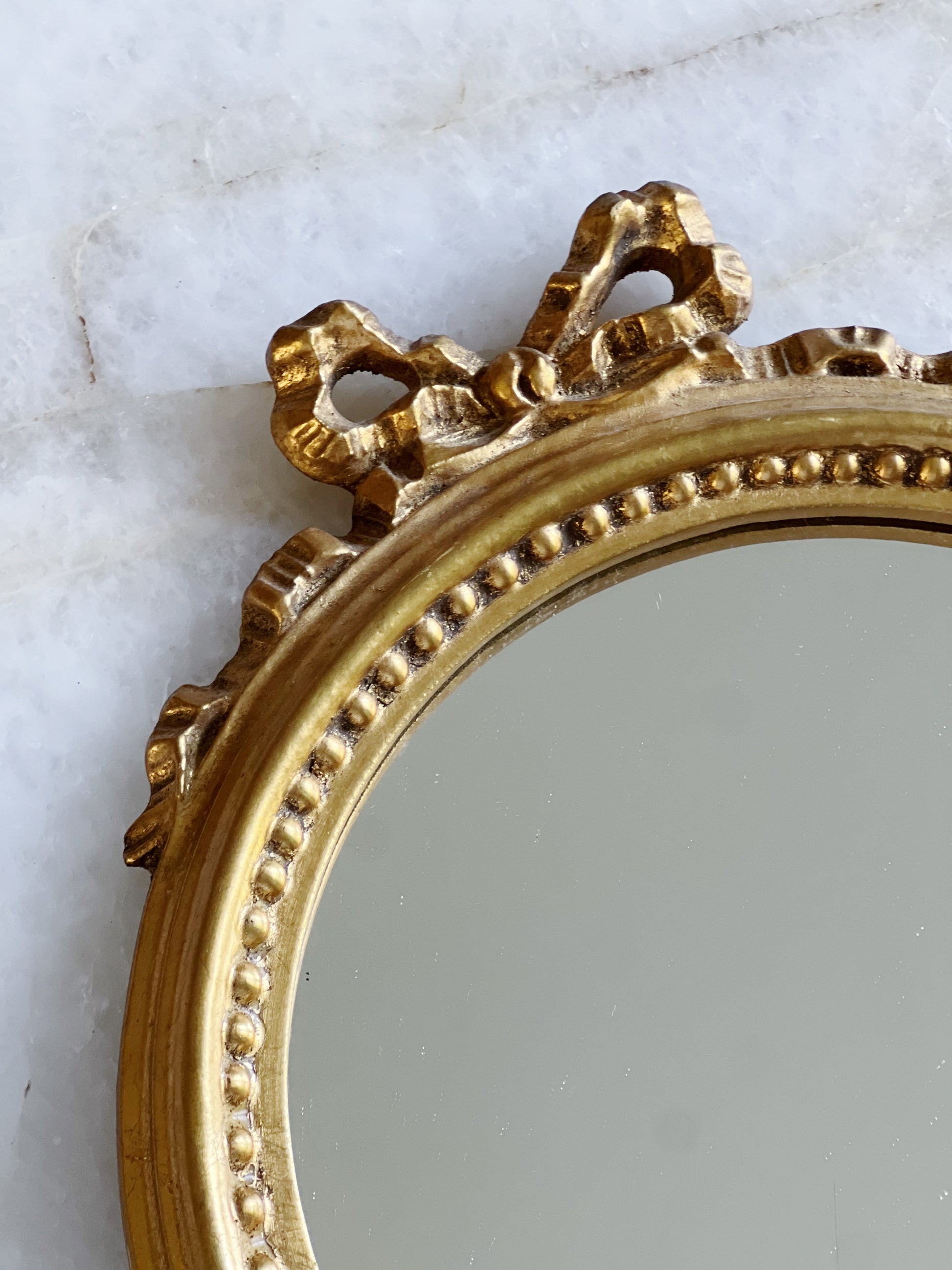 Vintage Gold Bow Mirror | House of Modern Vintage | New Orleans – House ...